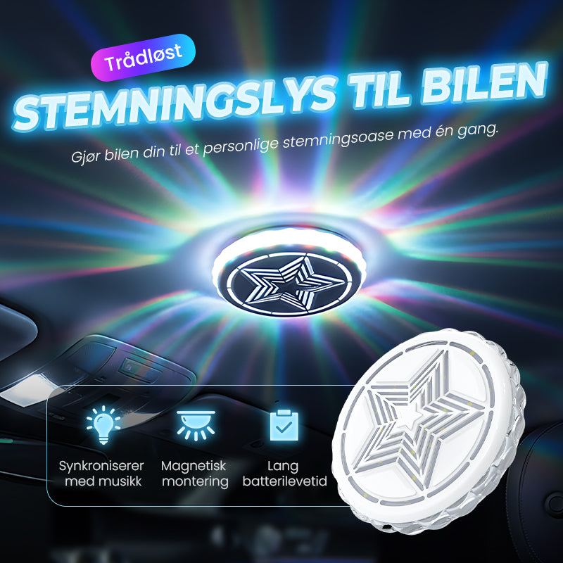 【Taklys i bilen - Magnetisk, oppladbar med flere moduser】 – estytop