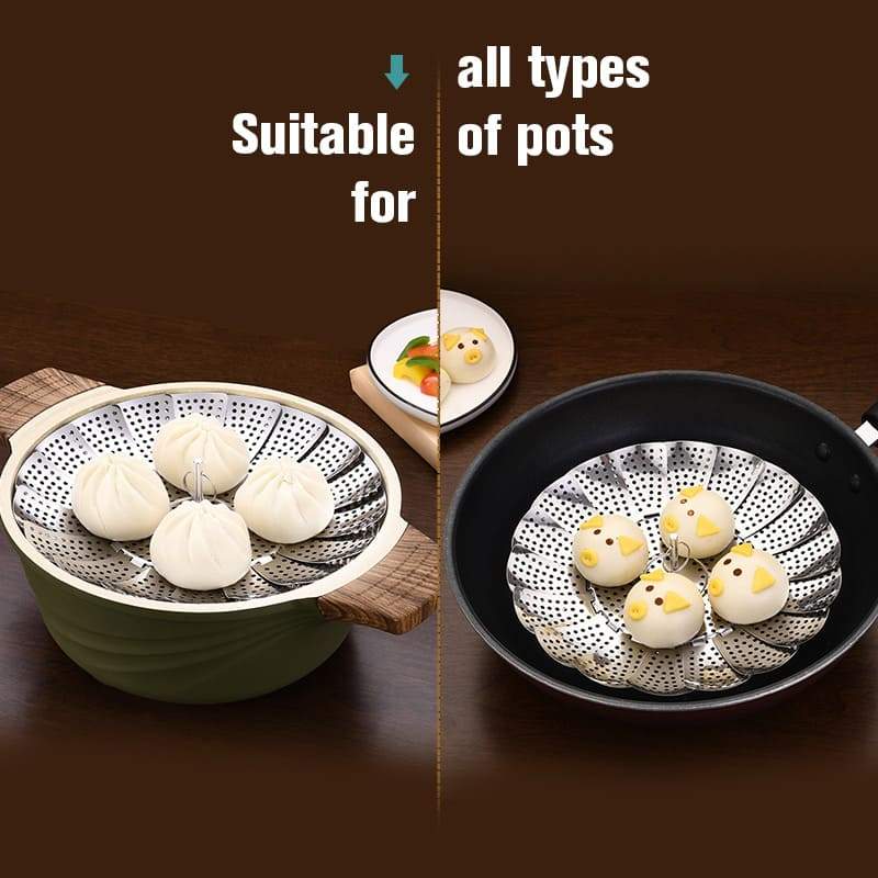 Folding Telescopic Steamer Cookware – estytop